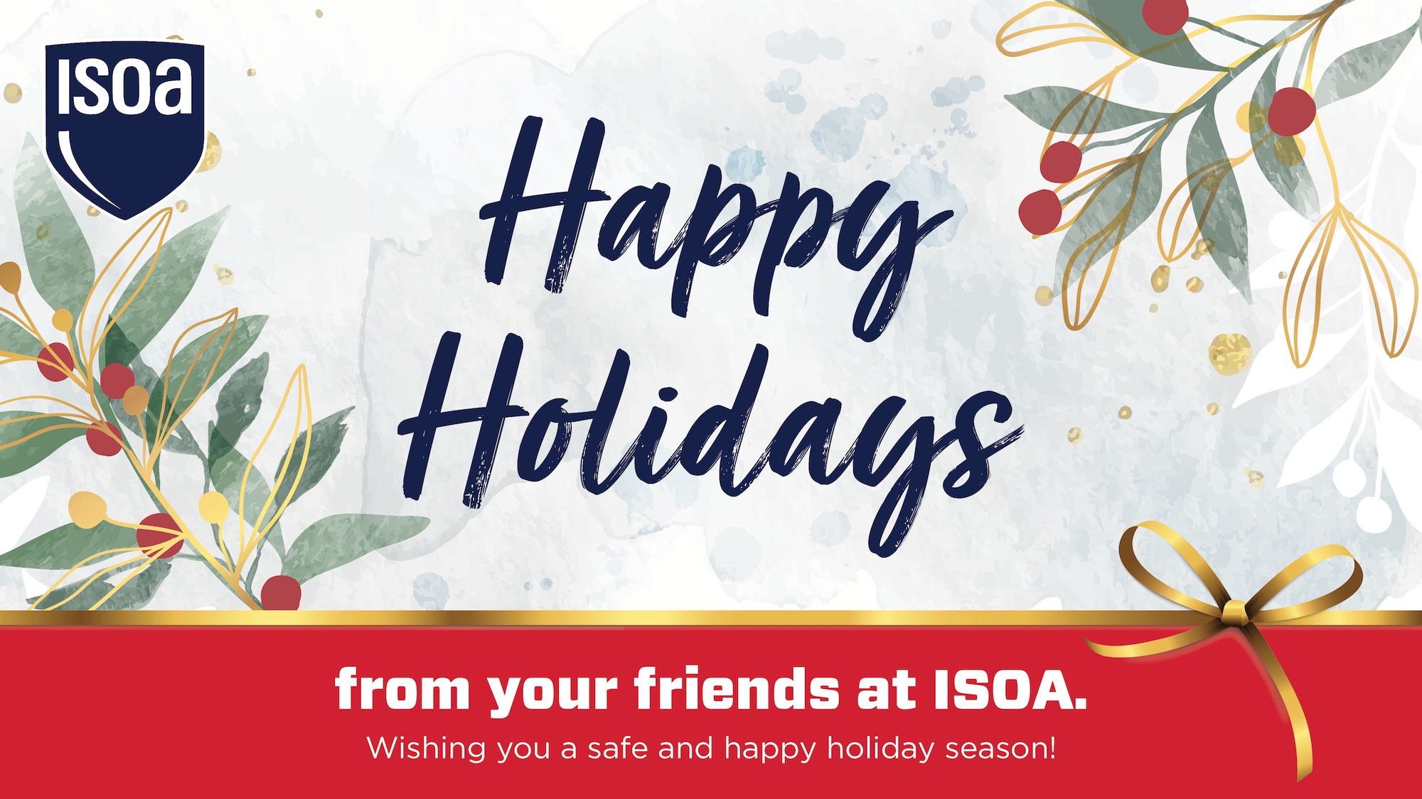 Happy Holidays from ISOA - ISOA